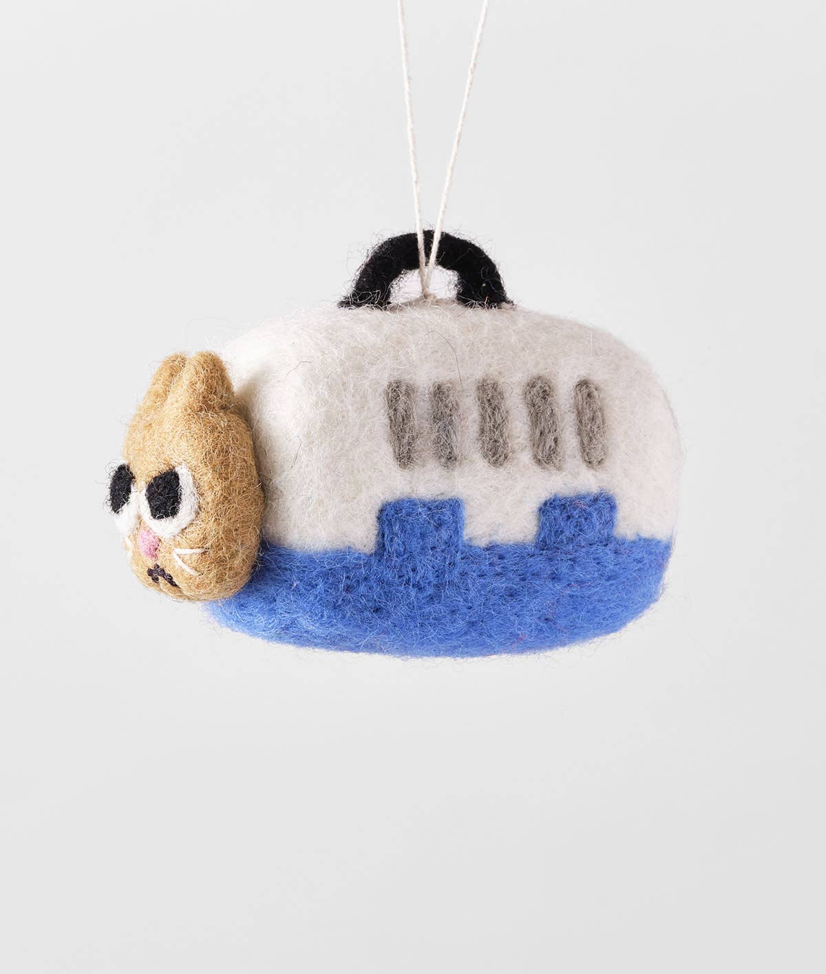 Coco Cat Hanging Felt Ornament bauble Wrap Modern Love Store Glasgow