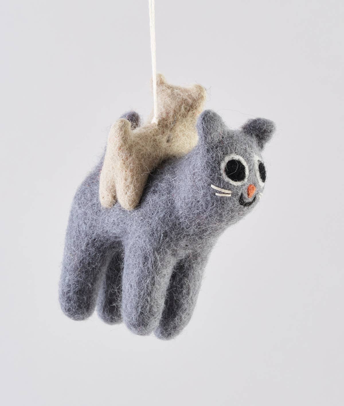 Pabs Cat Hanging Felt Ornament bauble Wrap Modern Love Store Glasgow